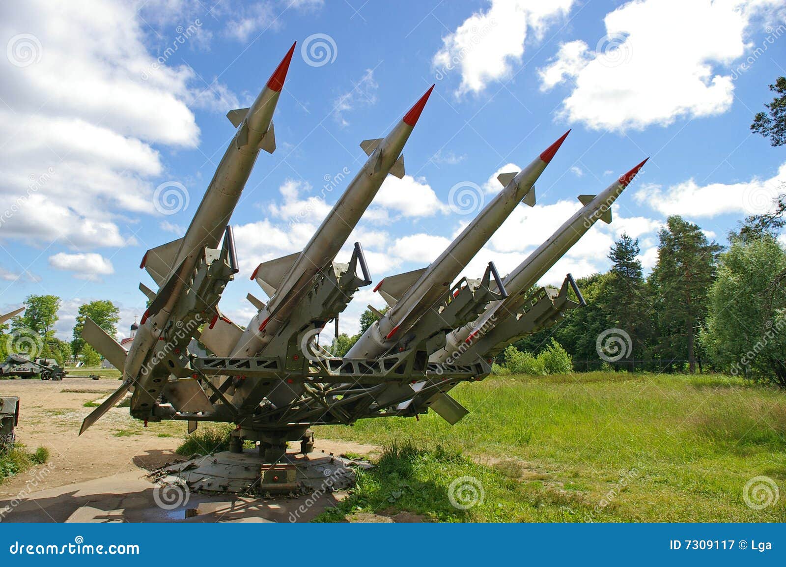 Cruise missile launcher stock image. Image of peace, metal - 7309117