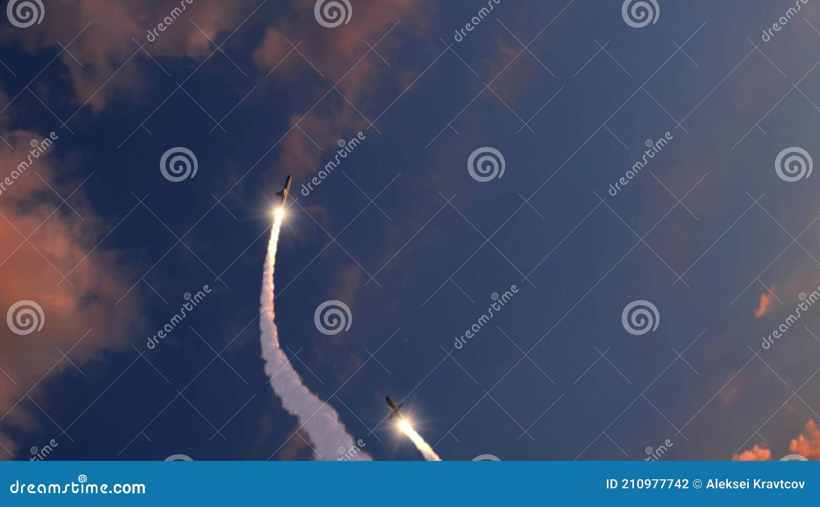 Cruise missiles take off stock footage. Video of attack - 210977742