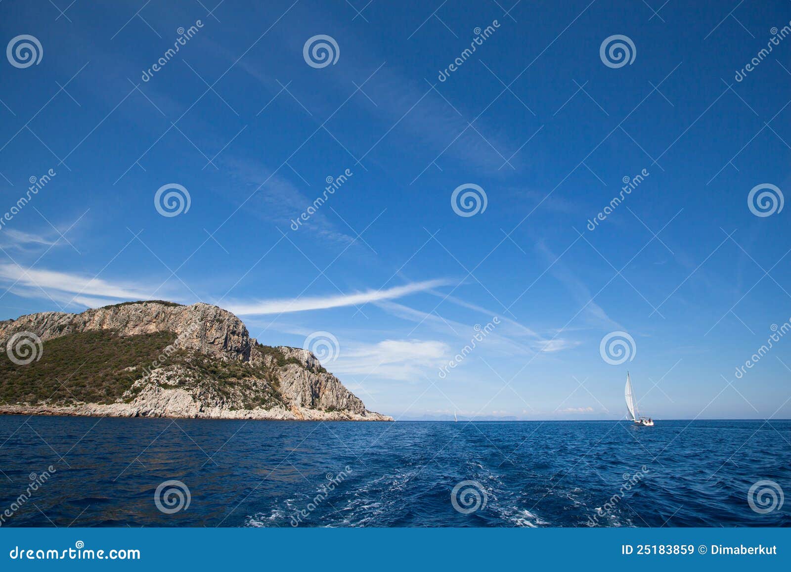 Cruise Sailing in the Mediterranean Sea Stock Image - Image of ...