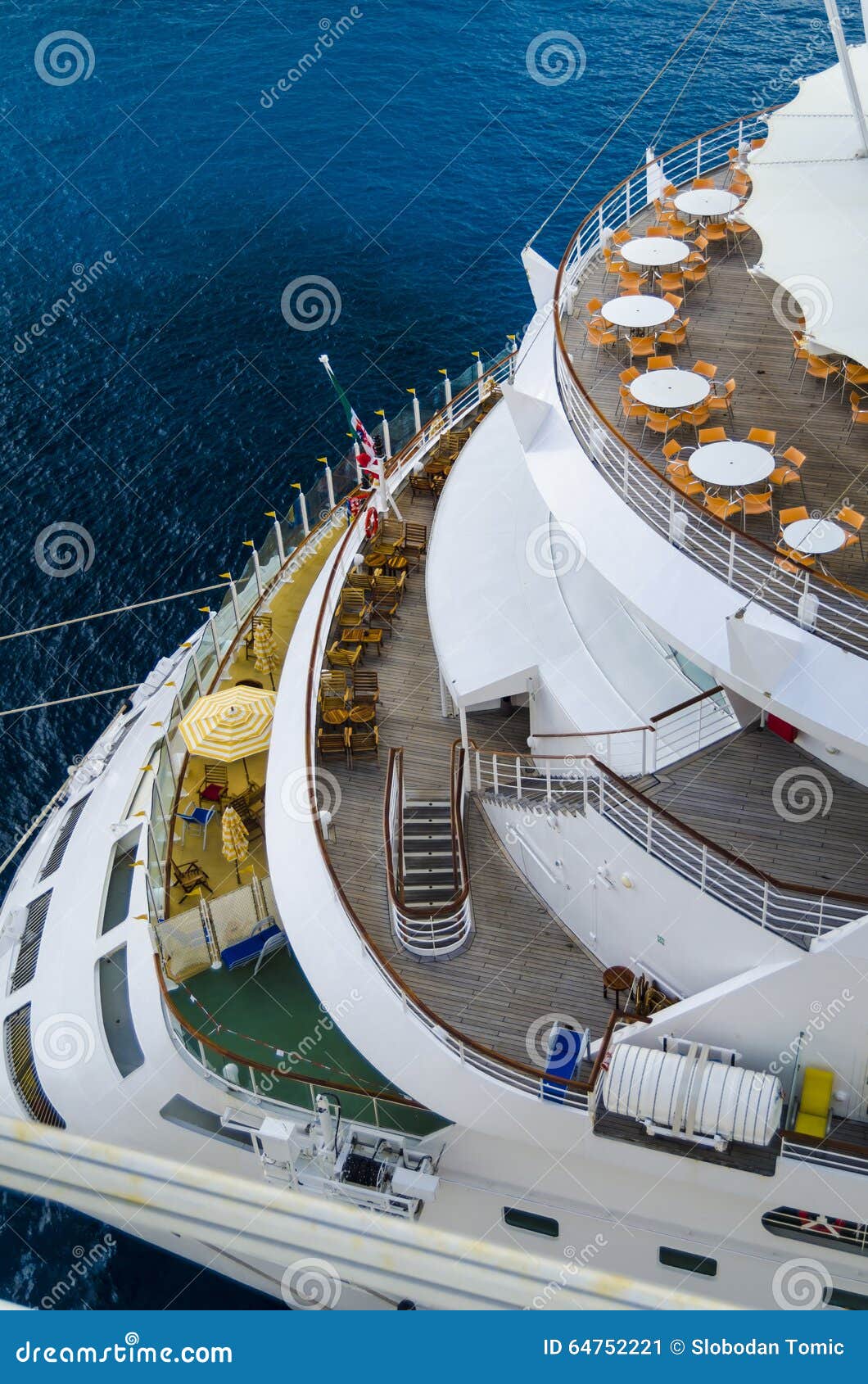 Cruise ship stock image. Image of tourism, cruiser, tourist - 64752221
