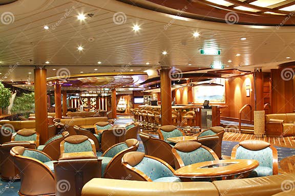 Cruise ship bar stock photo. Image of liner, seat, vacation - 20751180