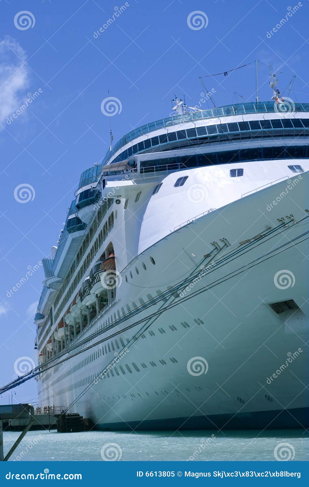 Cruise Ship At Bay 4 Picture. Image: 6613805