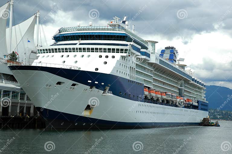 Cruise Ship at Berth stock photo. Image of cruise, maintenance - 315892