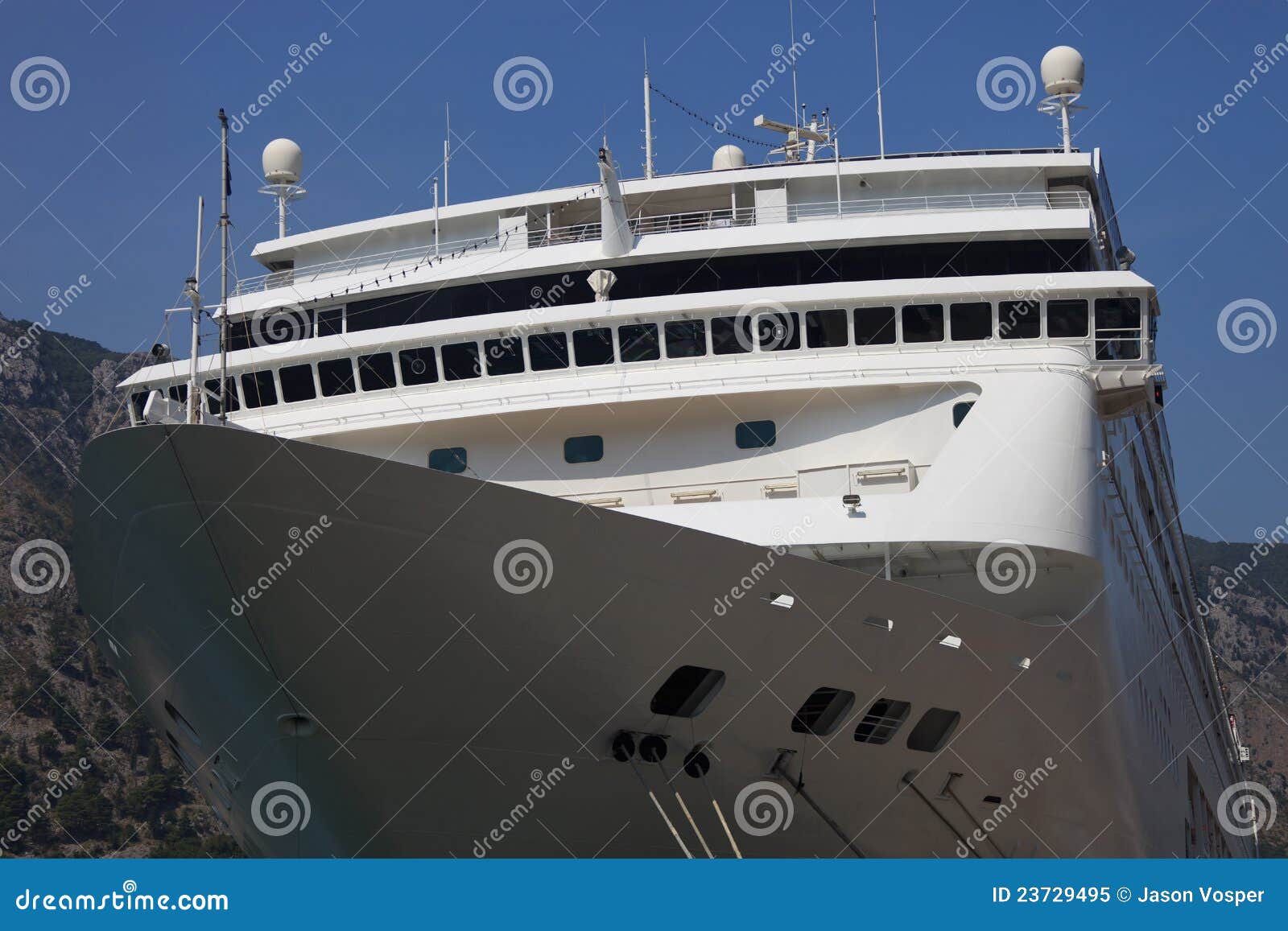 Cruise ship bow stock image. Image of modern, cruise - 23729495