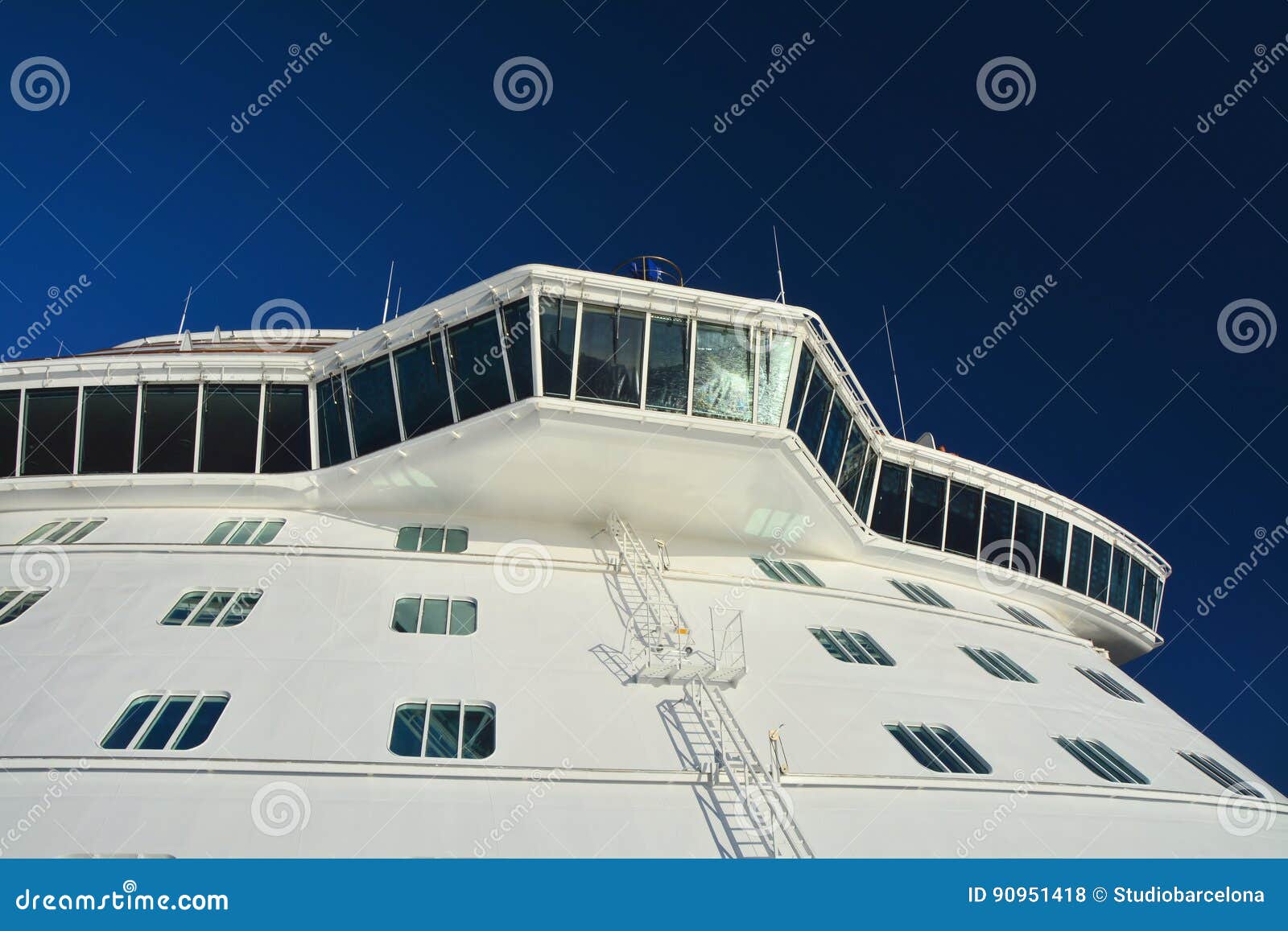 Cruise ship bridge stock photo. Image of luxury, beak - 90951418