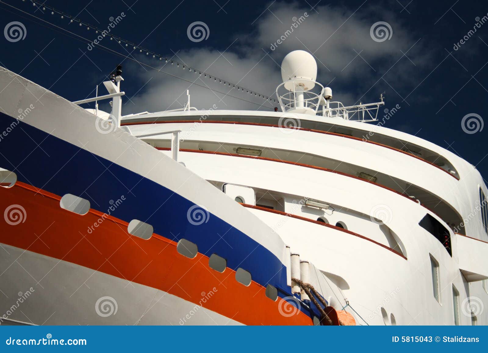 Cruise ship close up stock image. Image of ocean, marine - 5815043