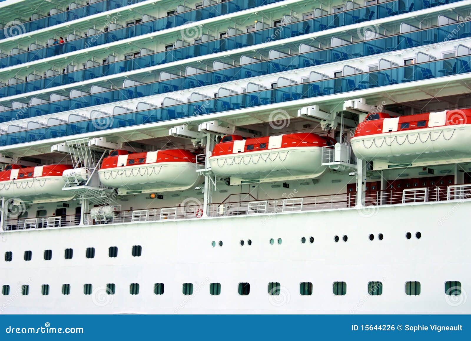 Cruise ship closeup stock photo. Image of safety, transportation - 15644226
