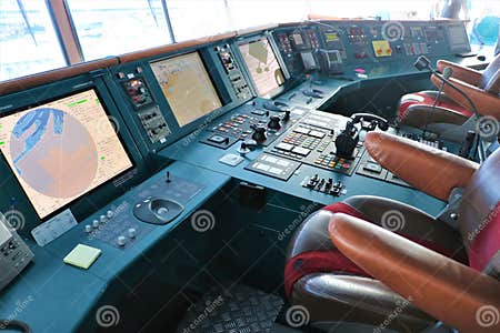 Cruise ship control panel editorial stock image. Image of ...