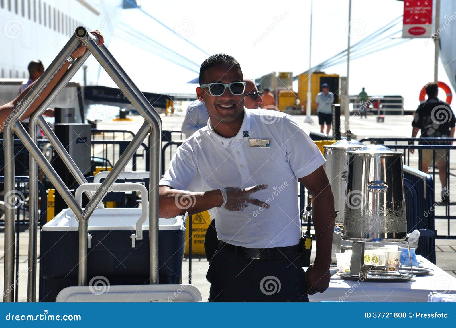 Cruise ship crew editorial image. Image of action, activity - 37721800