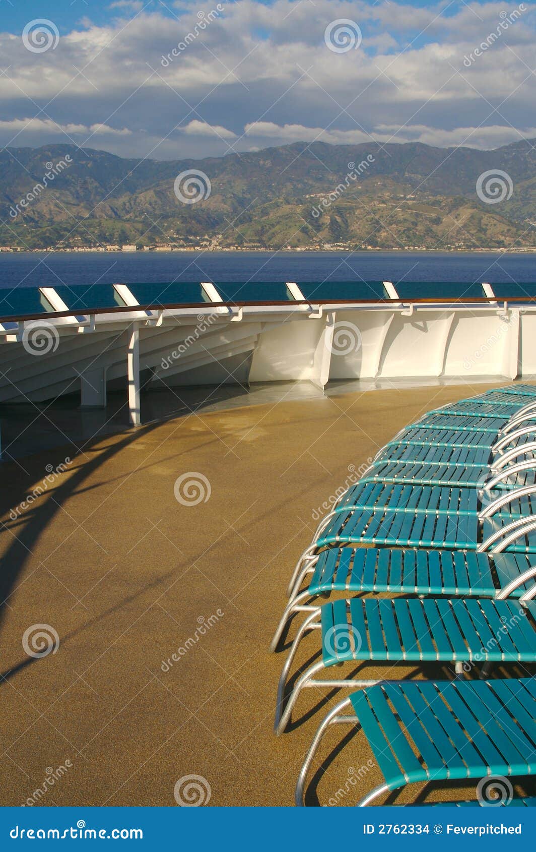 Cruise Ship Deck Abstract. stock photo. Image of destinations - 2762334