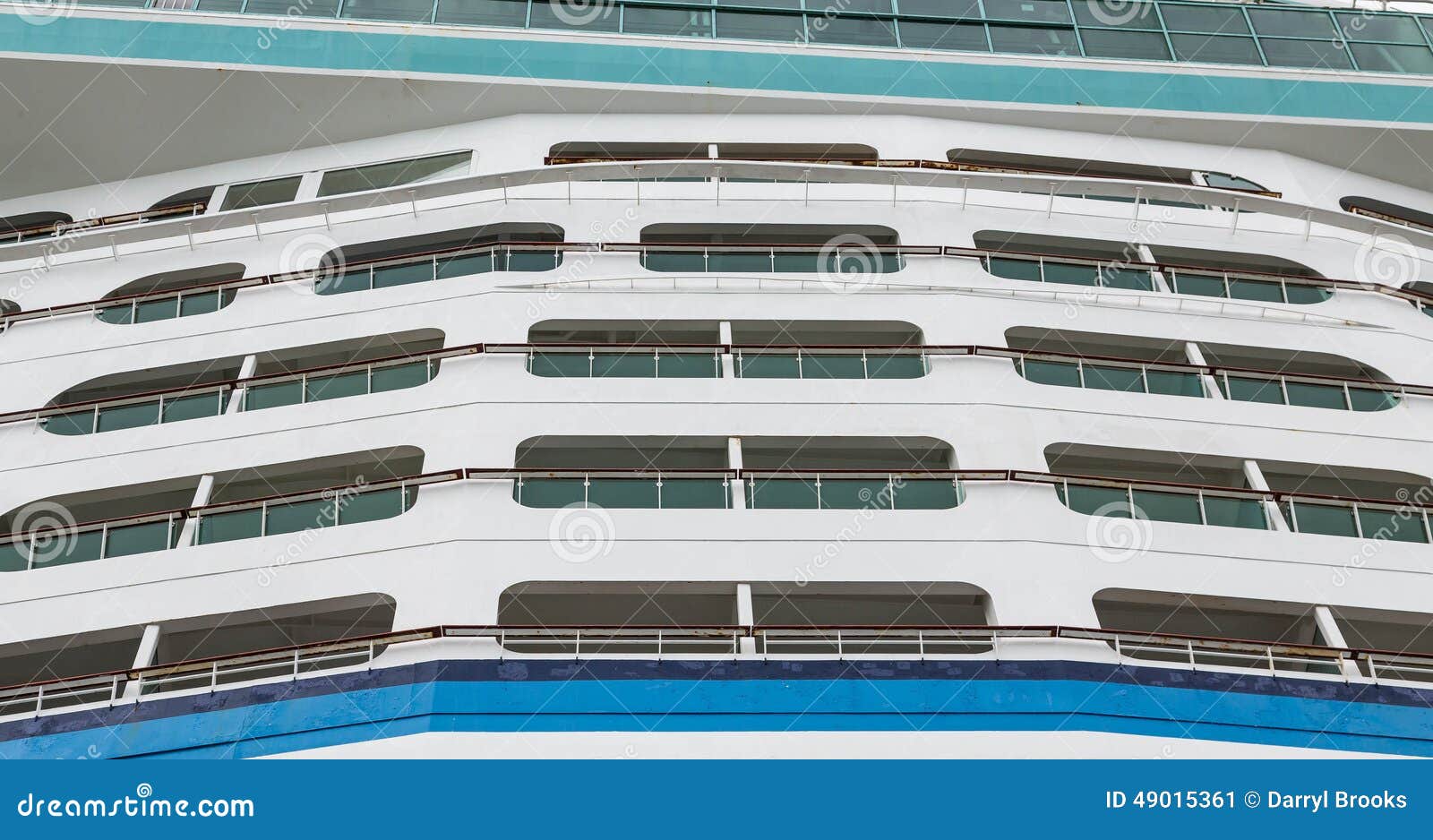 Cruise Ship Decks and Windows Stock Image - Image of dock ...