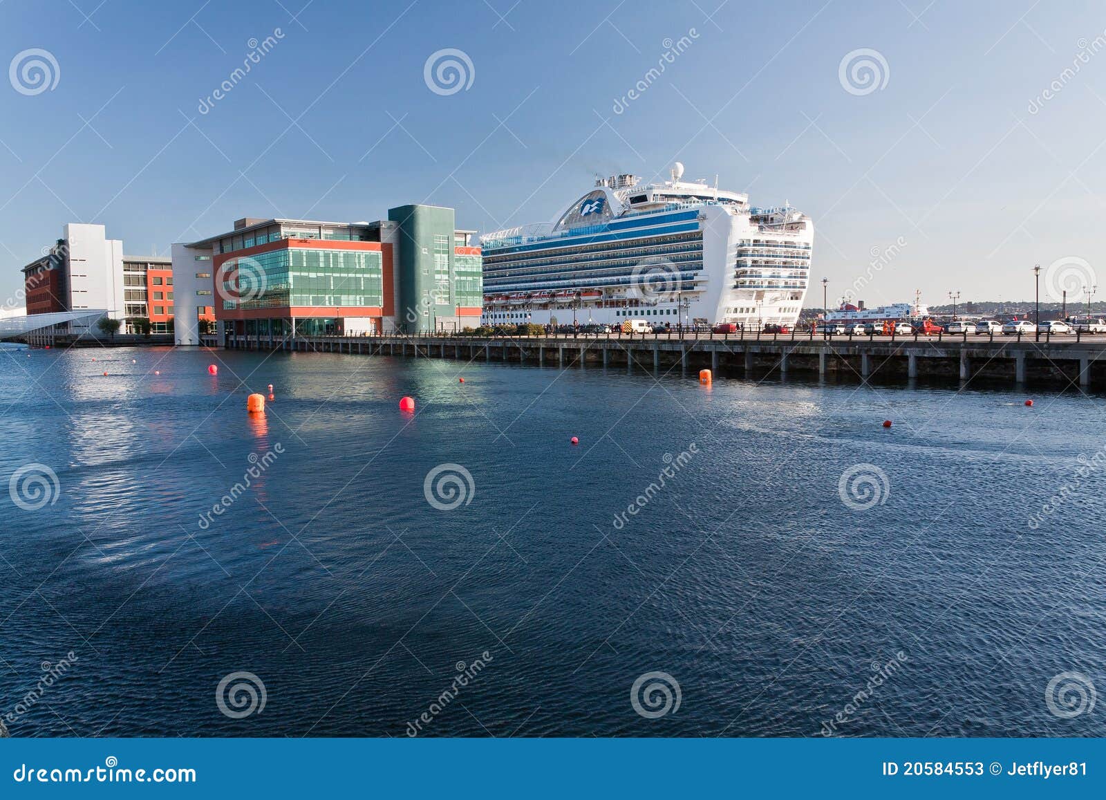 Cruise ship in dock stock image. Image of liverpool, mersey - 20584553