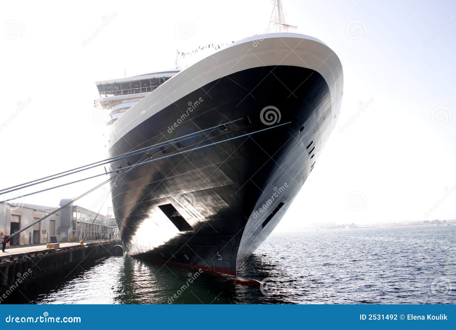 Cruise Ship in the dock stock photo. Image of rest, coastlines - 2531492