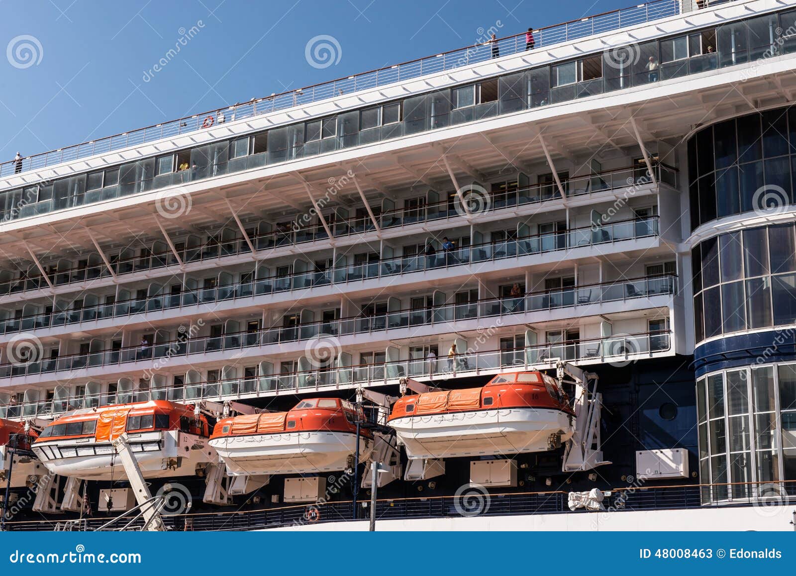Cruise Ship at Dock editorial stock photo. Image of sightseeing - 48008463