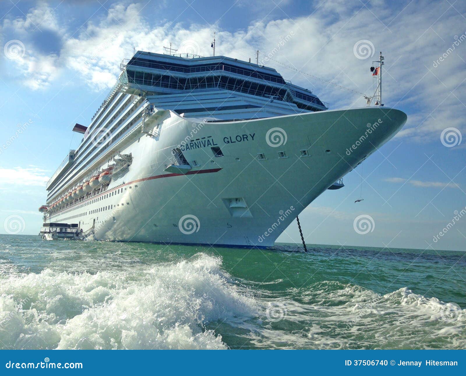 Cruise ship front editorial image. Image of docked, clouds - 37506740