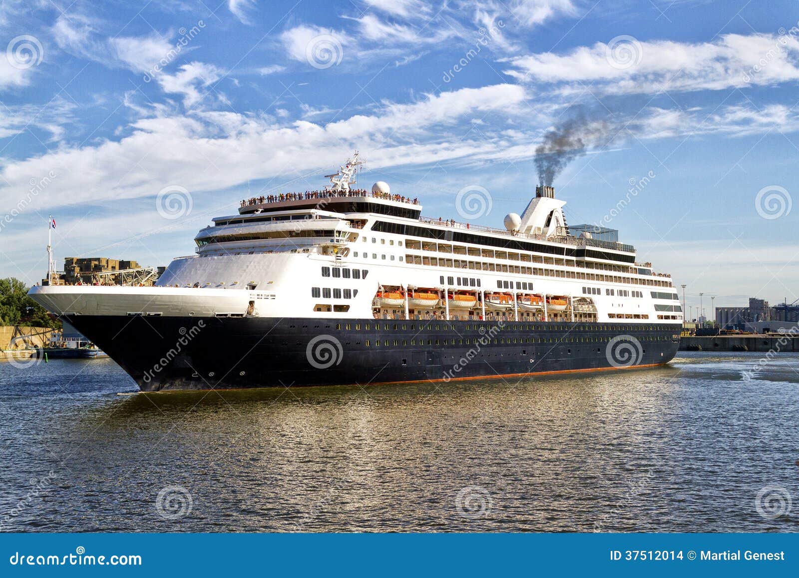 Cruise ship stock photo. Image of white, liner, black - 37512014