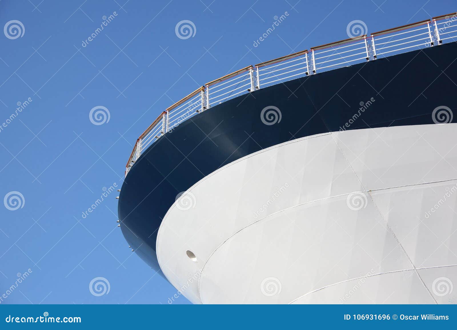 Cruise ship hull abstract. stock photo. Image of vacation - 106931696