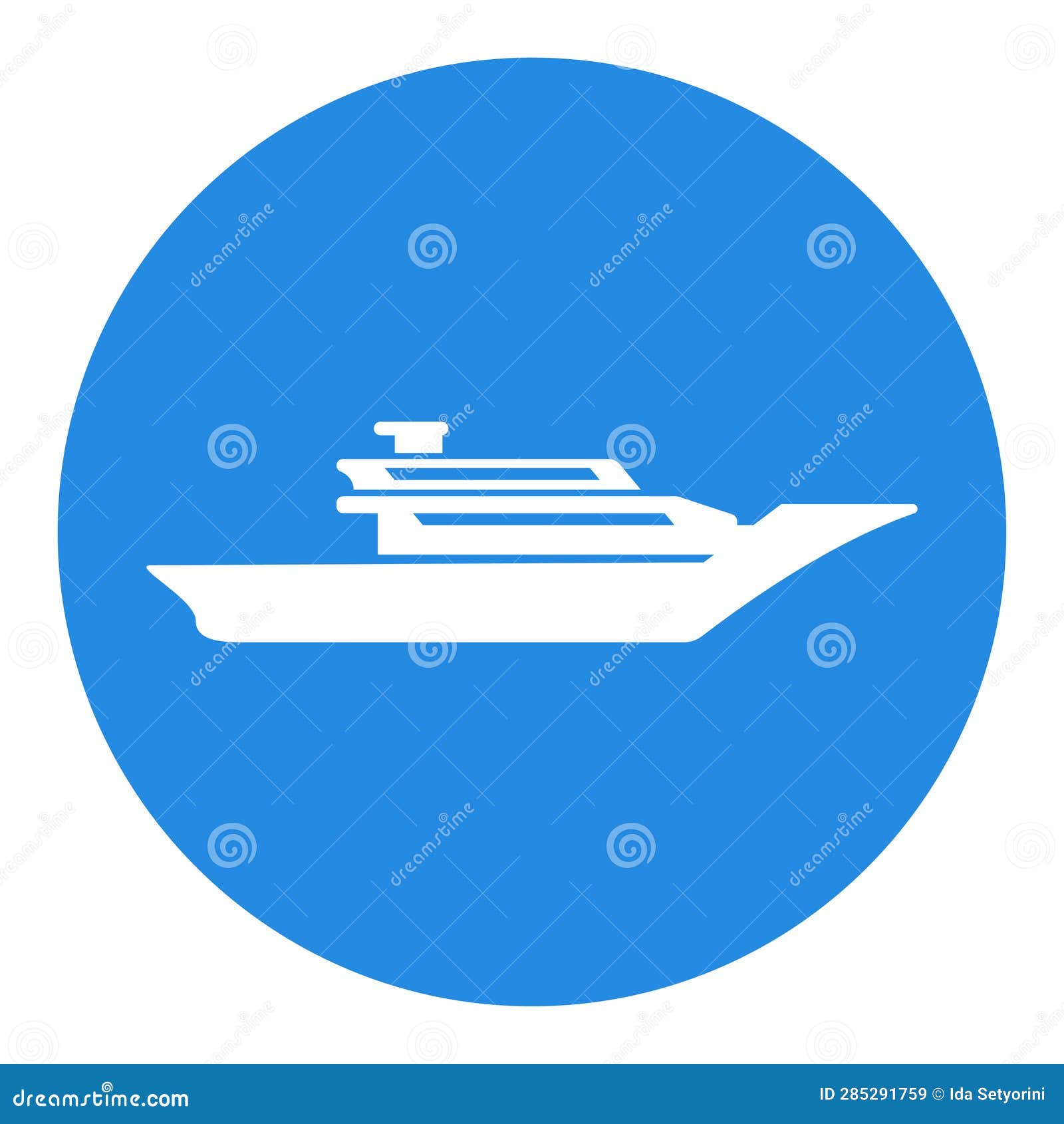 Cruise ship icon stock illustration. Illustration of extreme - 285291759
