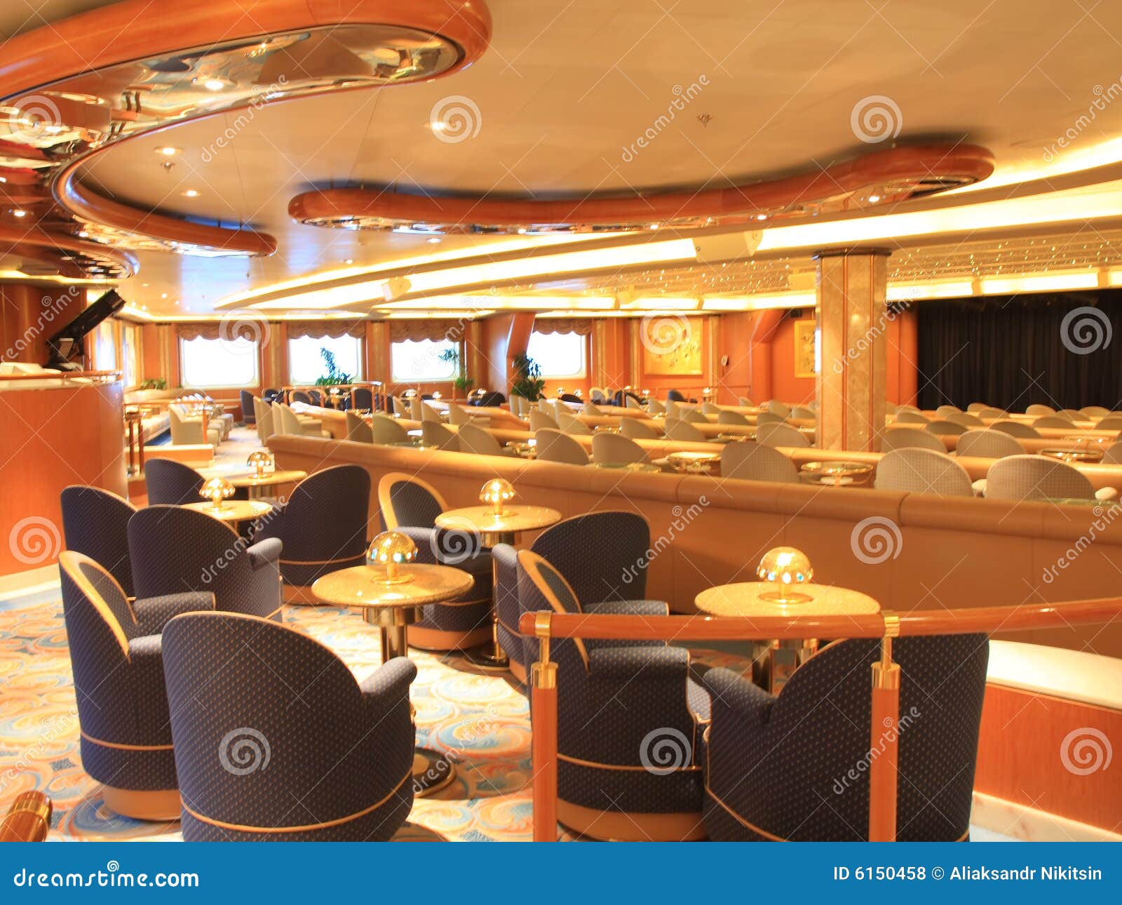 Cruise ship interior stock photo. Image of decorating - 6150458
