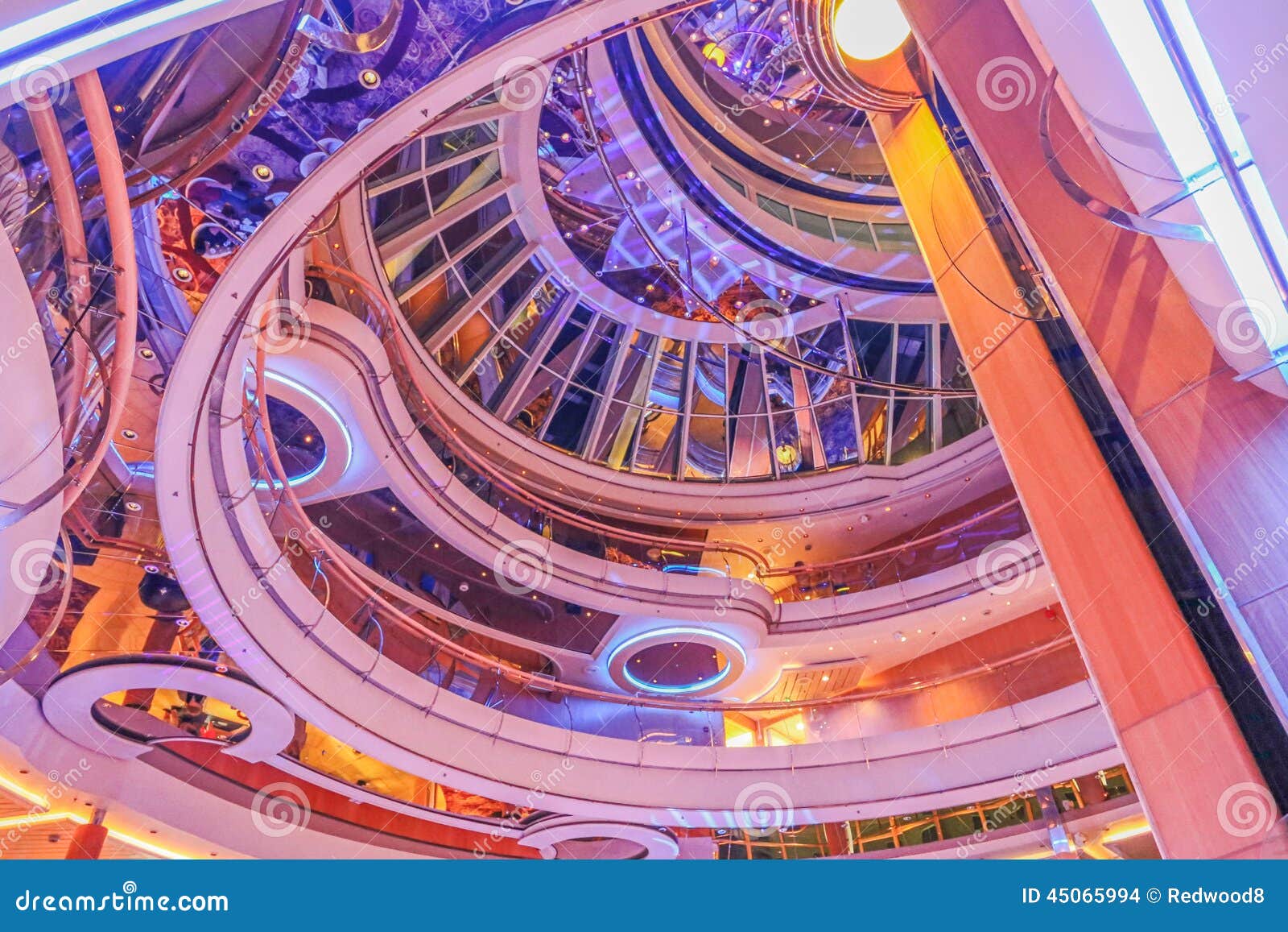 Cruise Ship Interior stock photo. Image of indoor, interior - 45065994