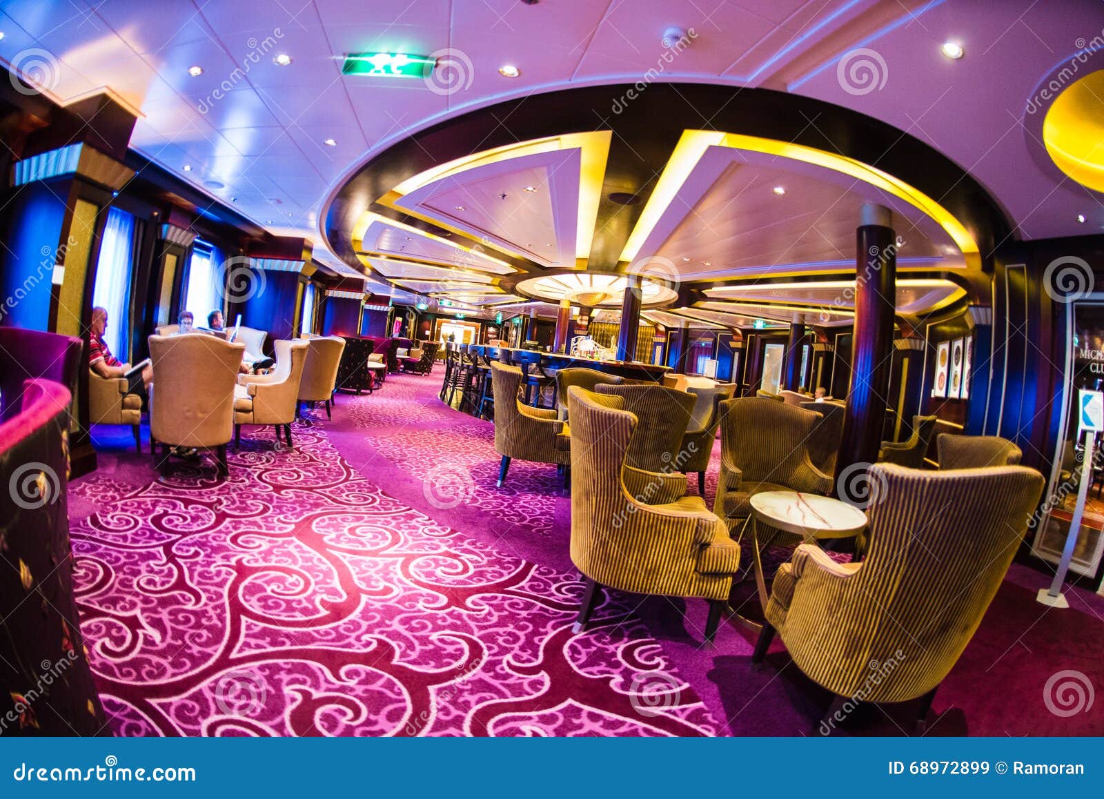 Cruise ship interior editorial stock image. Image of luxurious - 68972899