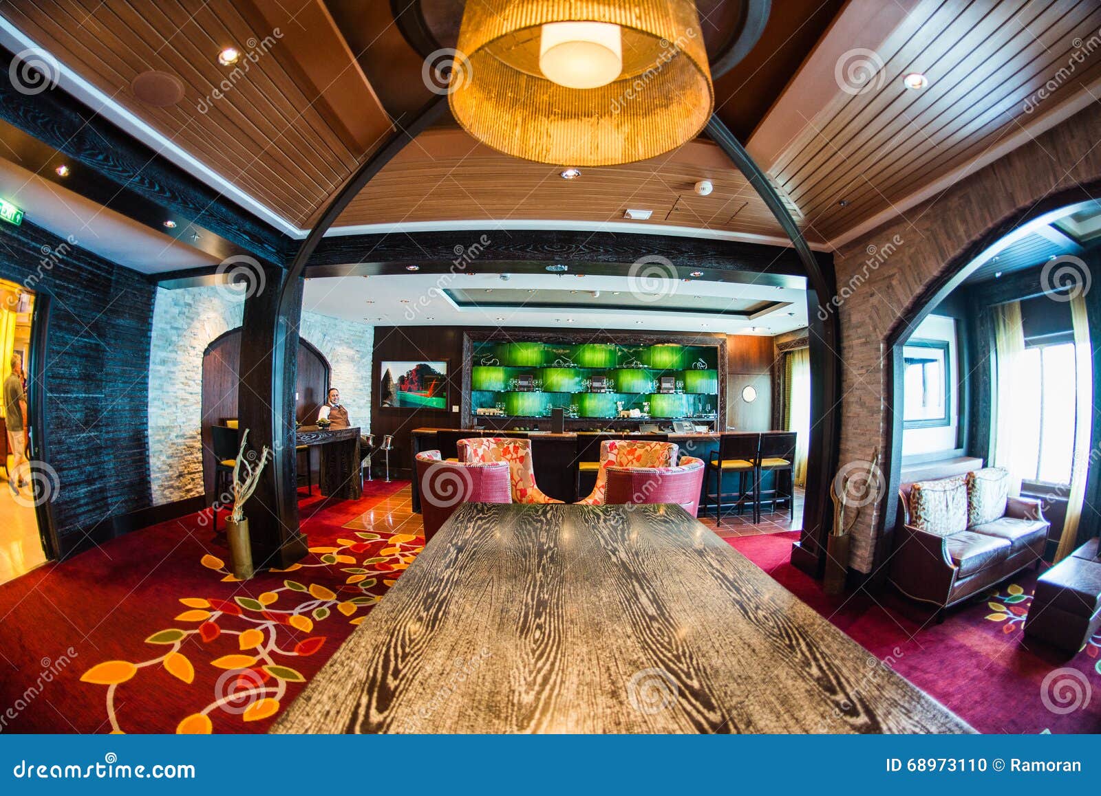 Cruise ship interior editorial image. Image of lights - 68973110