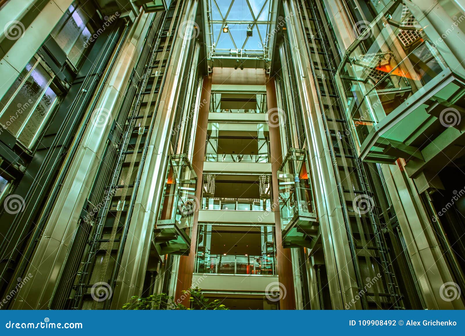 Cruise Ship Lobby Atrium on Celebrity Cruises Stock Photo - Image of ...