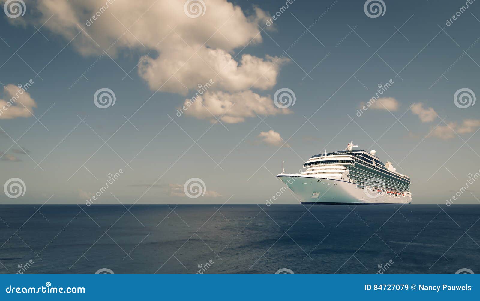 Cruise ship stock image. Image of filtered, space, vacation - 84727079
