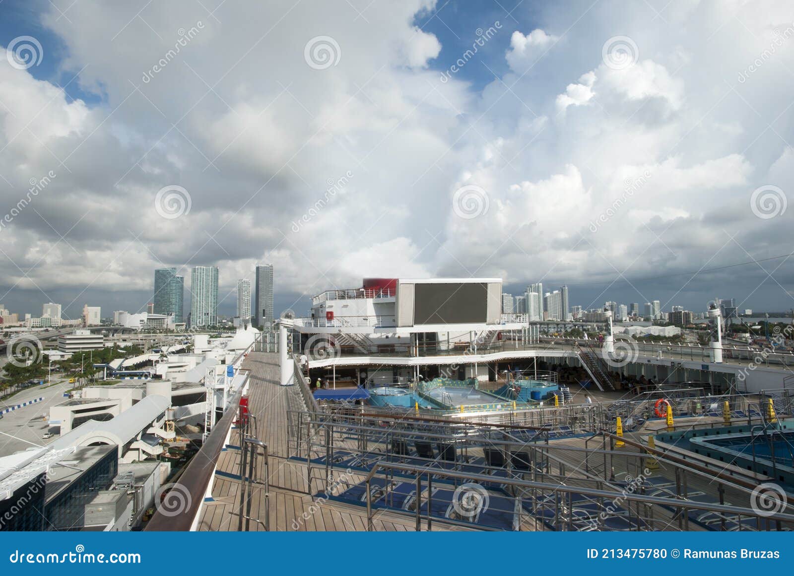 The Cruise Ship Open Deck editorial image. Image of nautical - 213475780