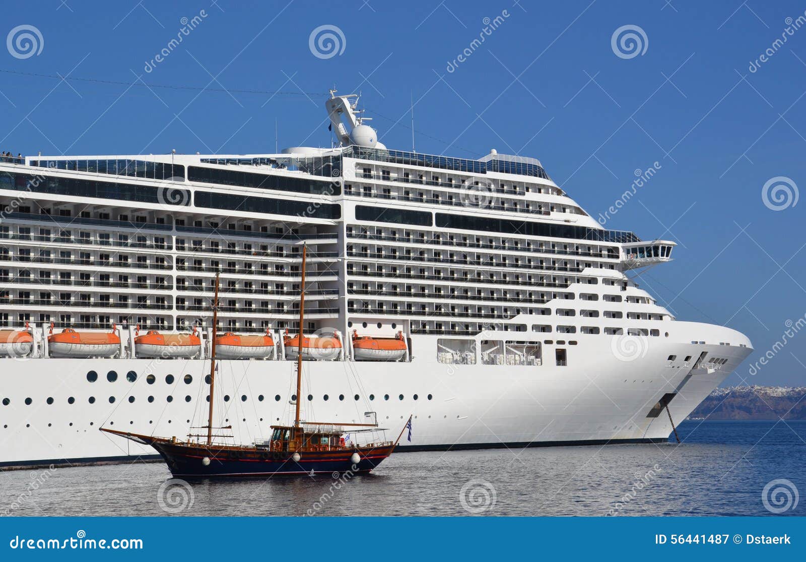 Cruise ship stock image. Image of gorgeous, sunny, holiday - 56441487