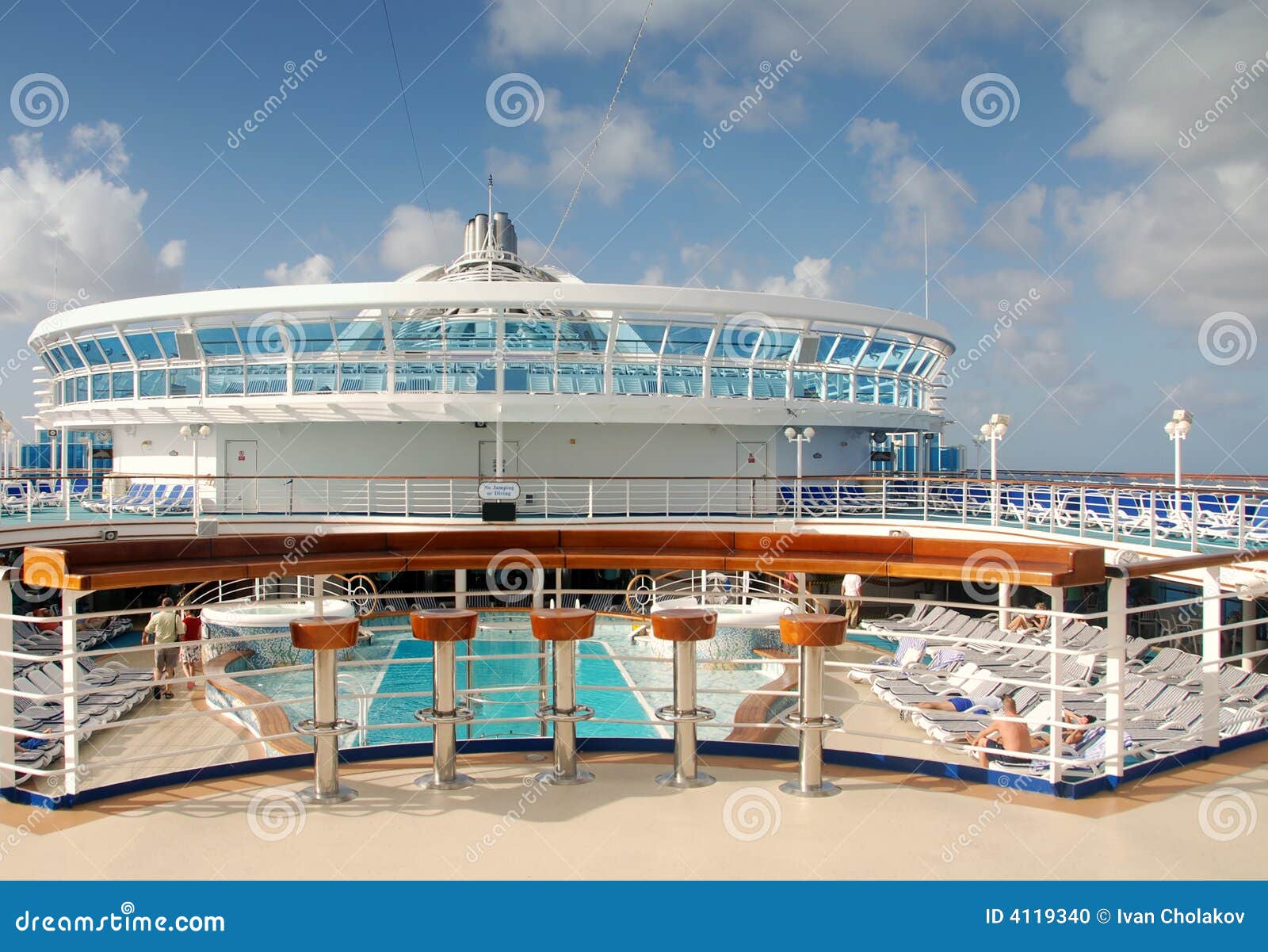 Cruise ship pool stock photo. Image of recreation, vacation - 4119340