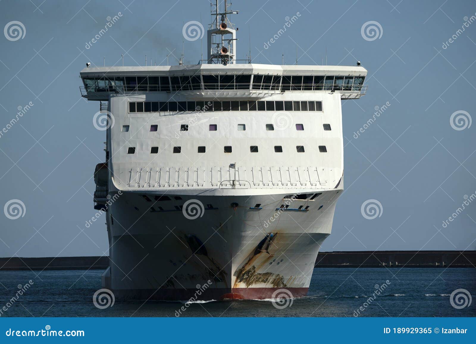 Cruise Ship Prow Bow Detail Stock Image - Image of journey, summer ...