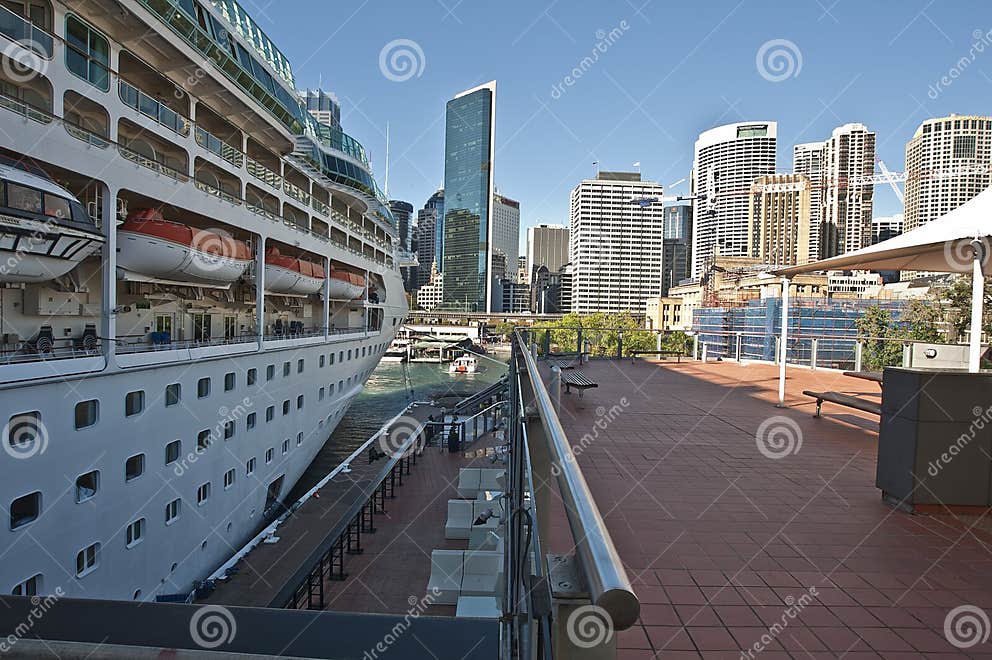 Cruise ship at the Quay editorial stock photo. Image of pavement - 18917323