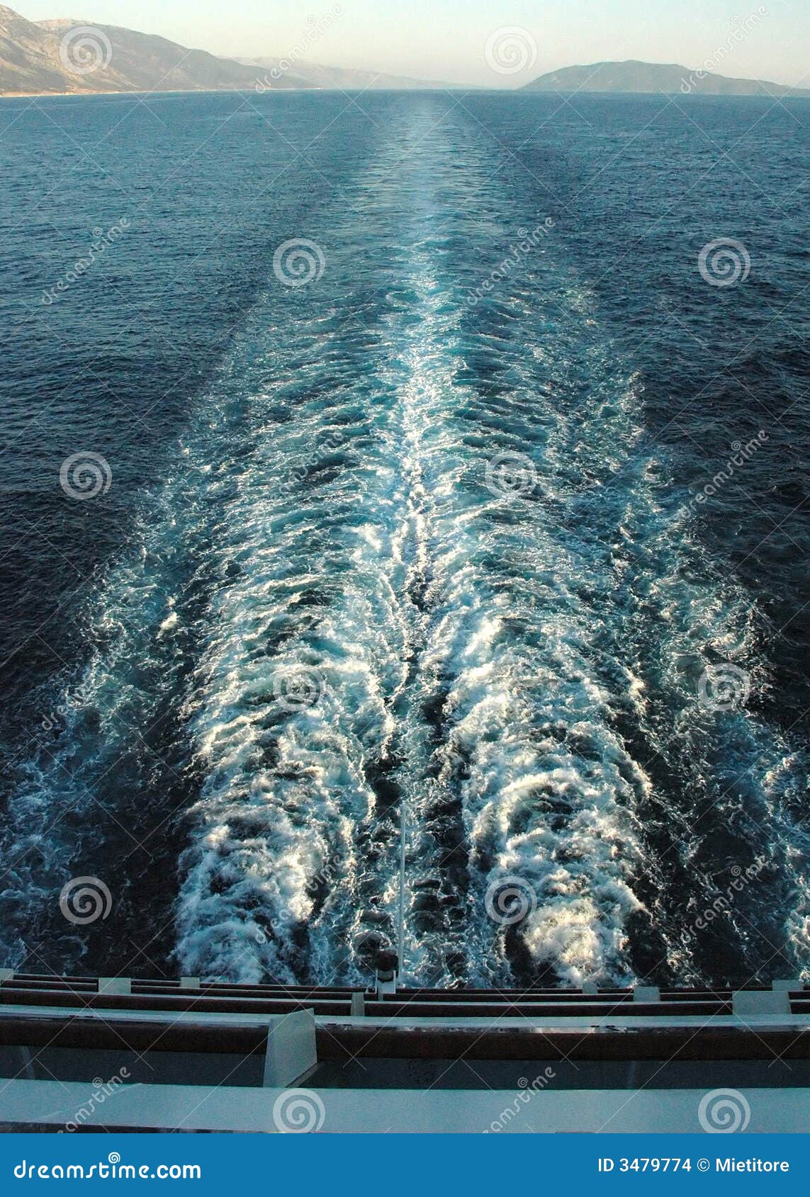 Cruise Ship Sailing Full Speed Stock Photo - Image of heavy, full: 3479774