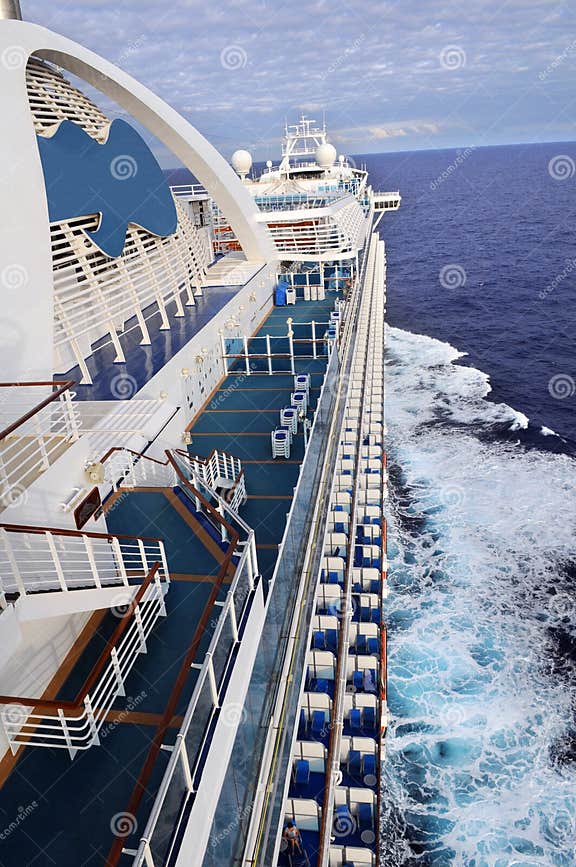 Cruise Ship from Side View stock photo. Image of vessel - 9995648