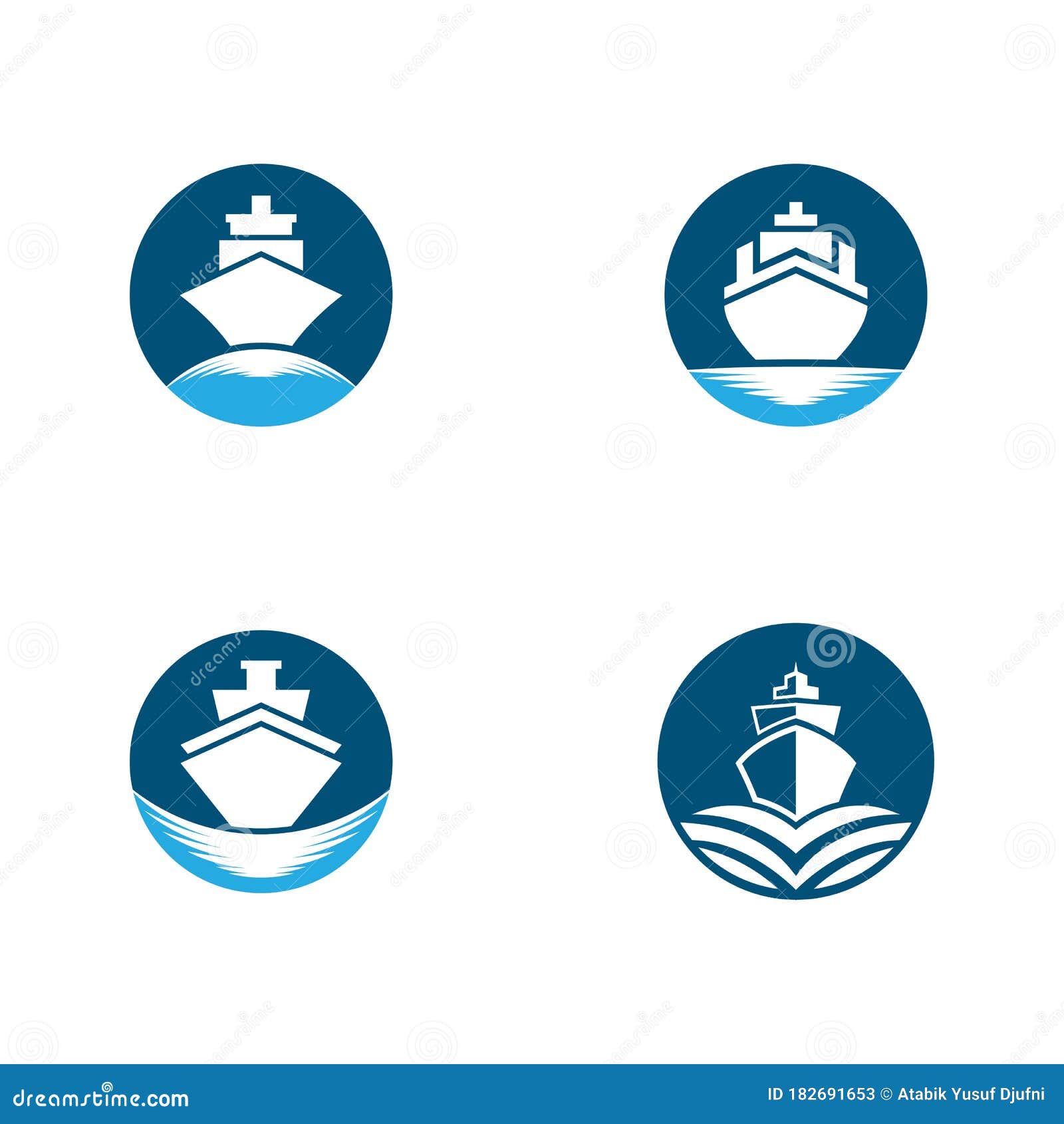 Cruise Ship Symbol Vector Icon Stock Vector - Illustration of creative ...