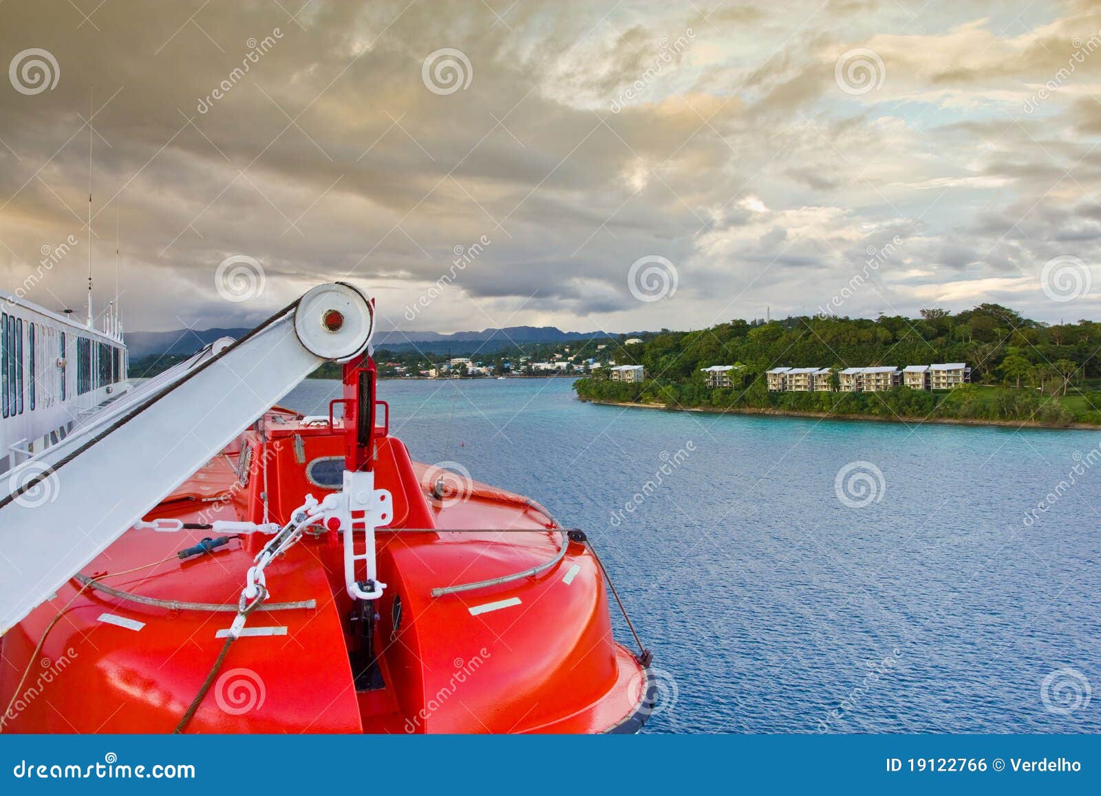 Cruise ship tender stock photo. Image of harbour, cruise - 19122766