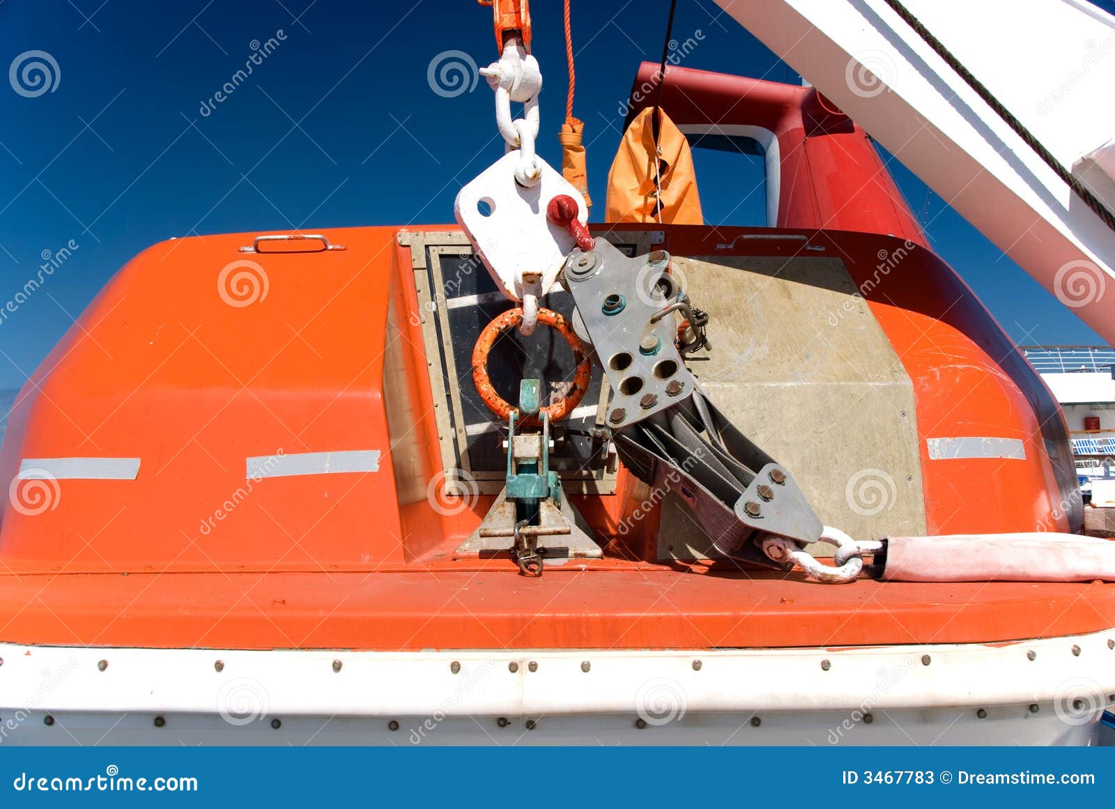 Cruise Ship Tender stock image. Image of boat, crane, passenger - 3467783
