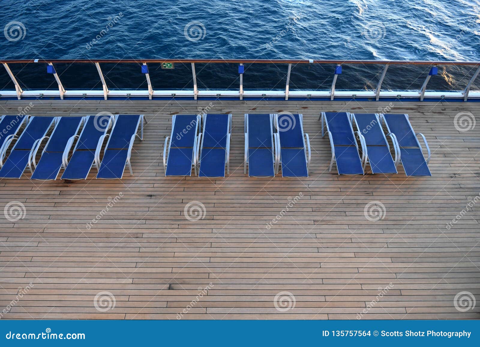 Cruise Ship Walkway. stock photo. Image of nautical - 135757564