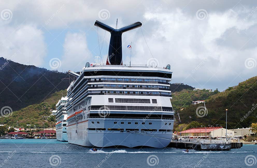 Cruise Ships Back stock photo. Image of cruising, industry - 5468676