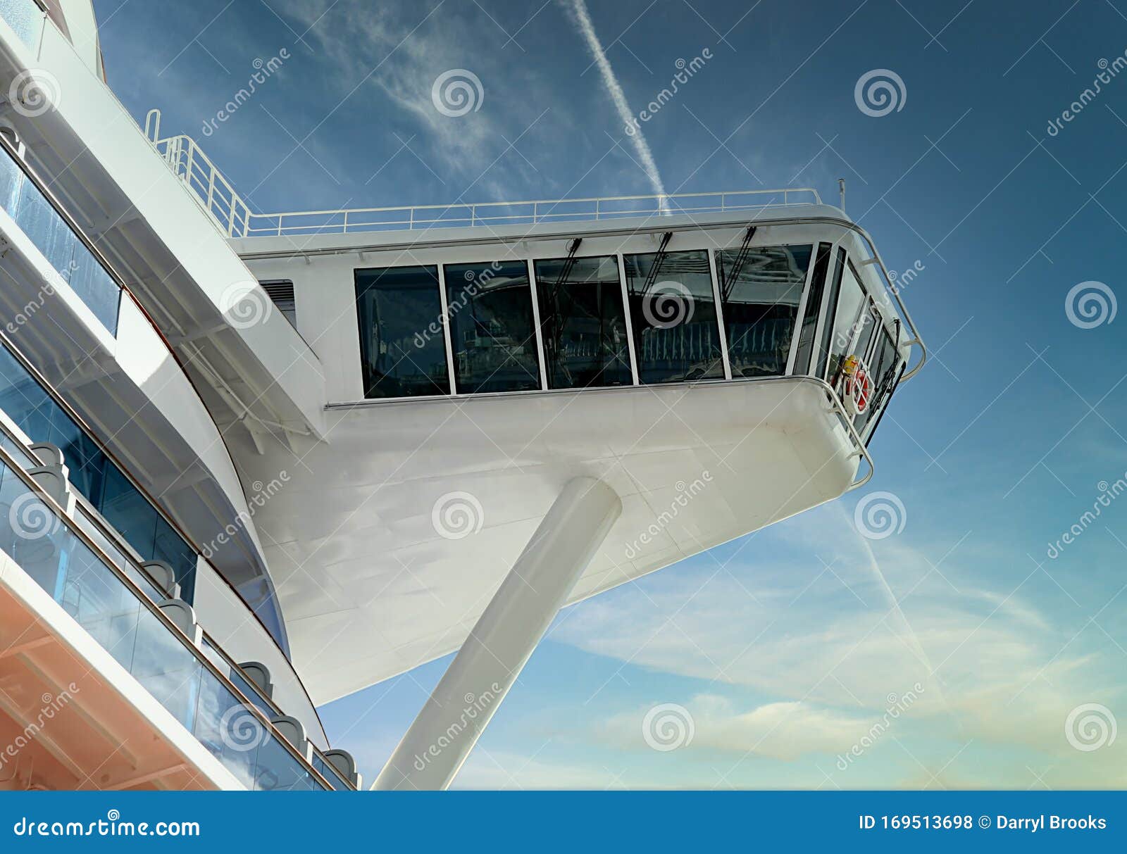 Cruise Ships Bridge stock photo. Image of boat, cruise - 169513698