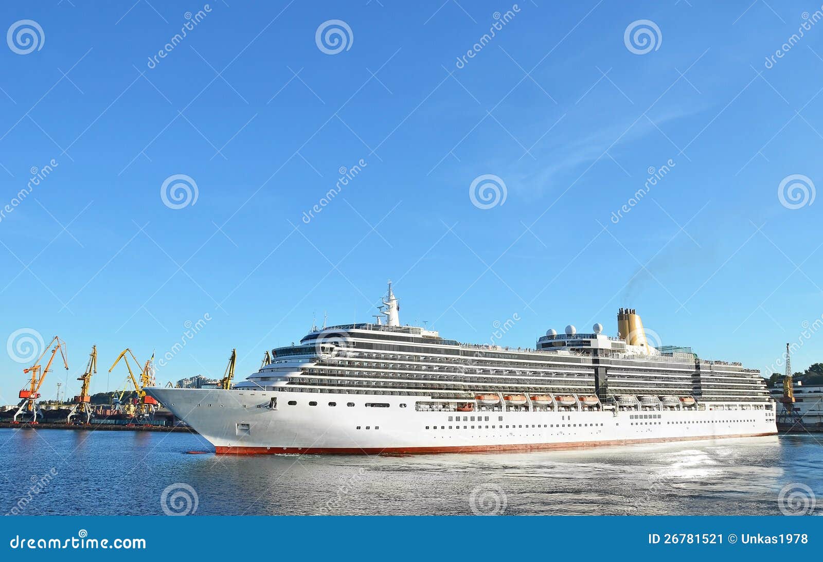 Cruise travel ship stock image. Image of odessa, float - 26781521