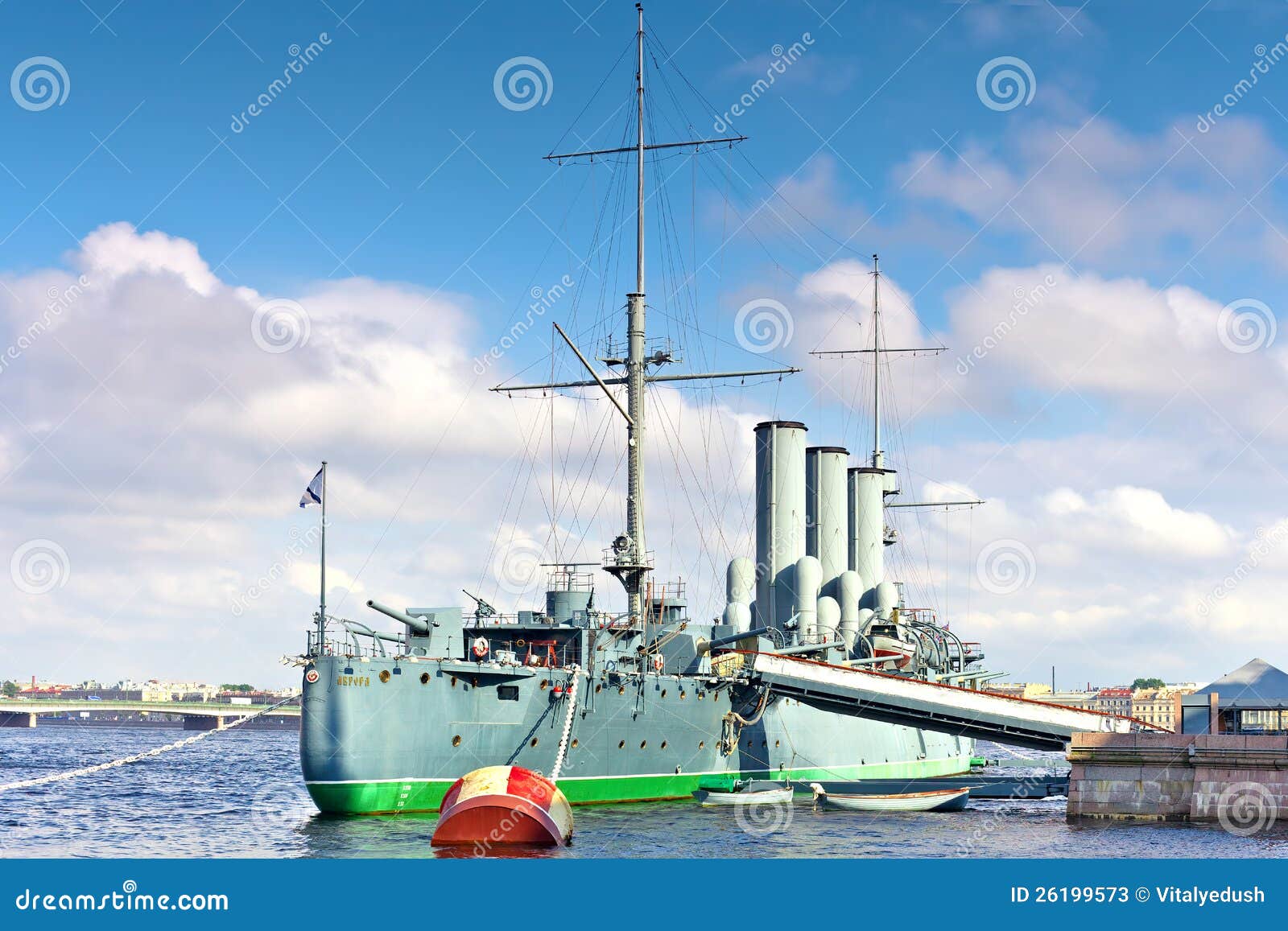 Cruiser Avrora editorial stock photo. Image of marine - 26199573