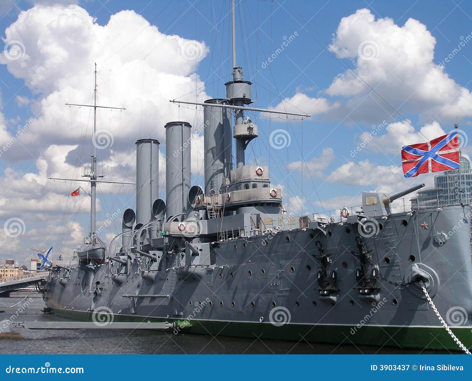 Cruiser Avrora stock image. Image of sunlight, excursion - 3903437