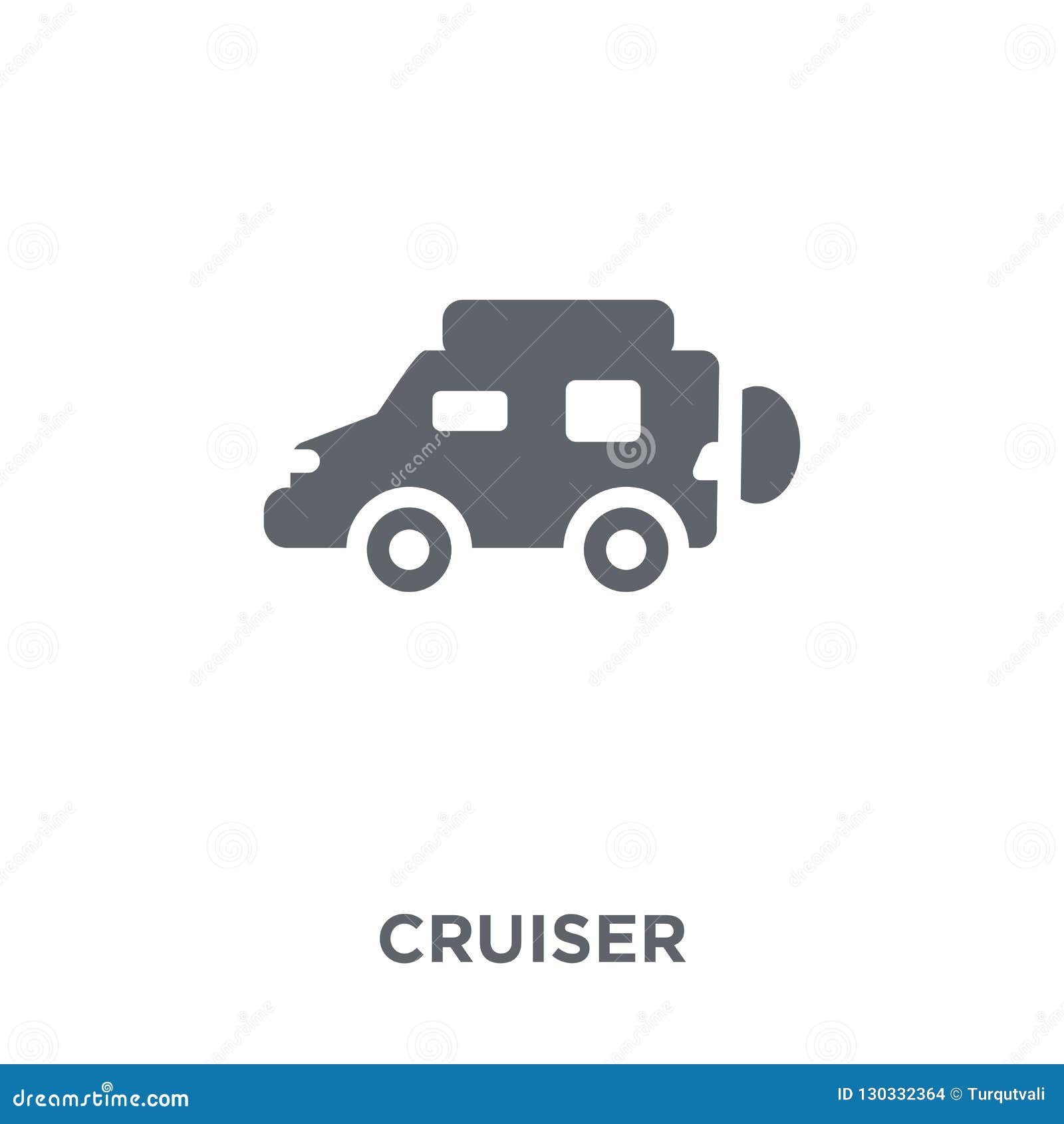 Cruiser Icon from Transportation Collection. Stock Vector ...