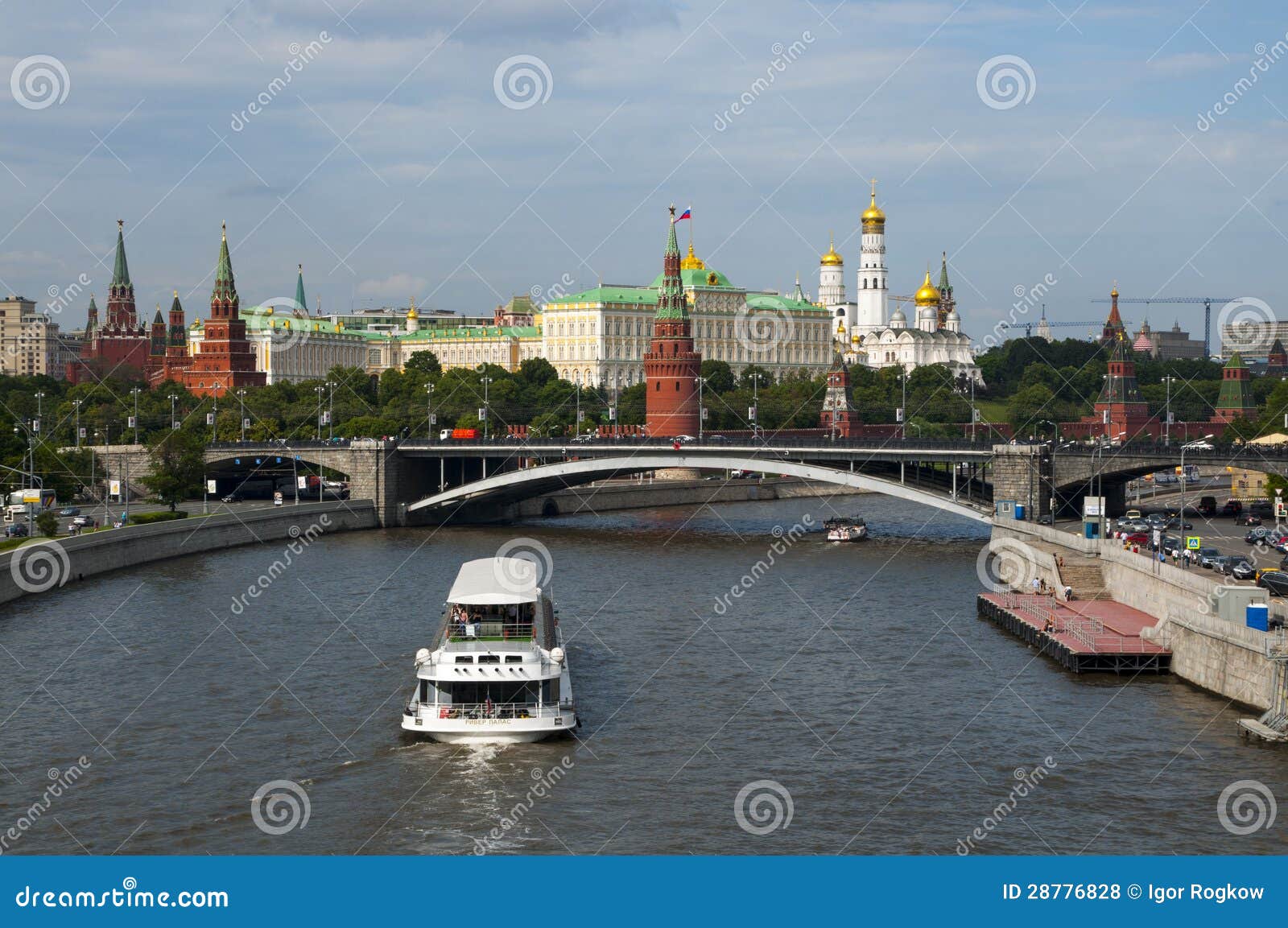 Cruises on the Moscow River Editorial Stock Photo - Image of moscow ...