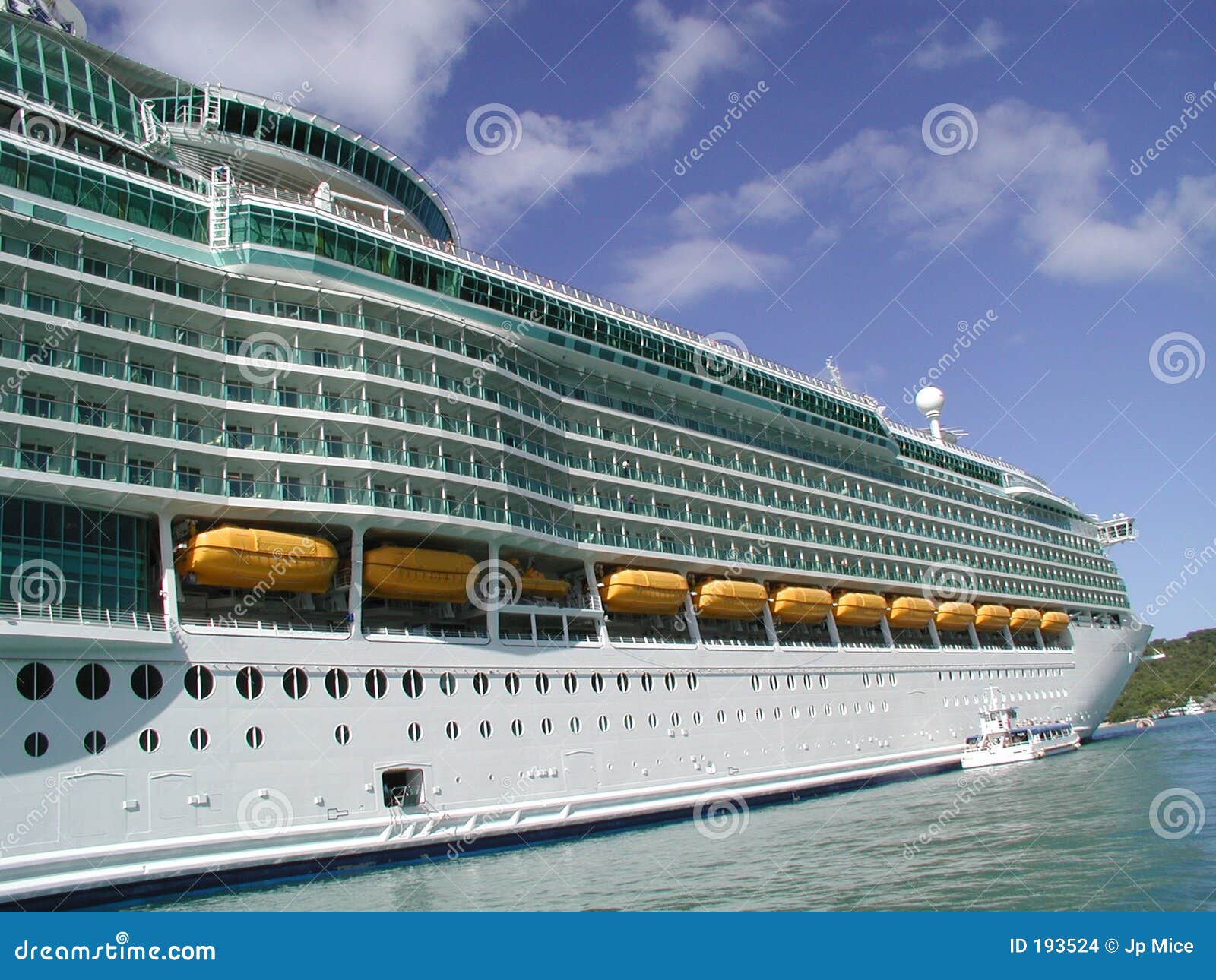 Cruiseship stock photo. Image of ship, cloud, tourism, marine - 193524
