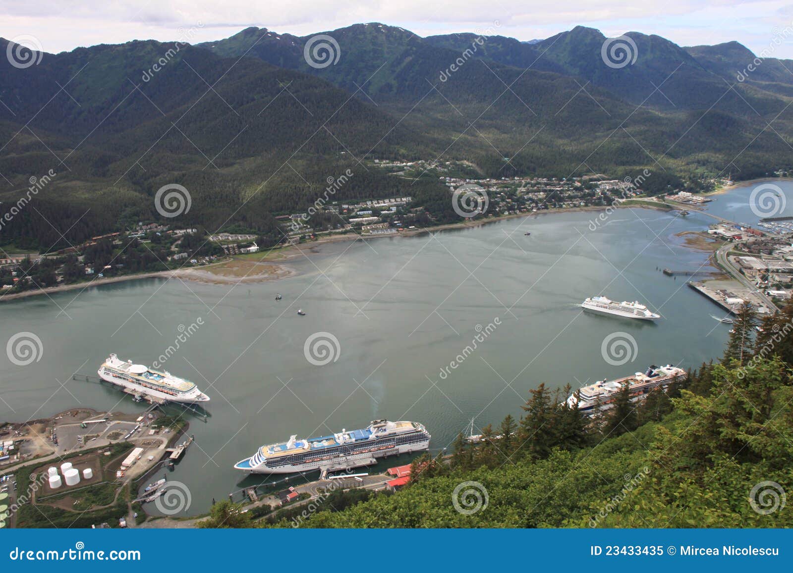 Cruiseship in Juneau editorial image. Image of princess - 23433435