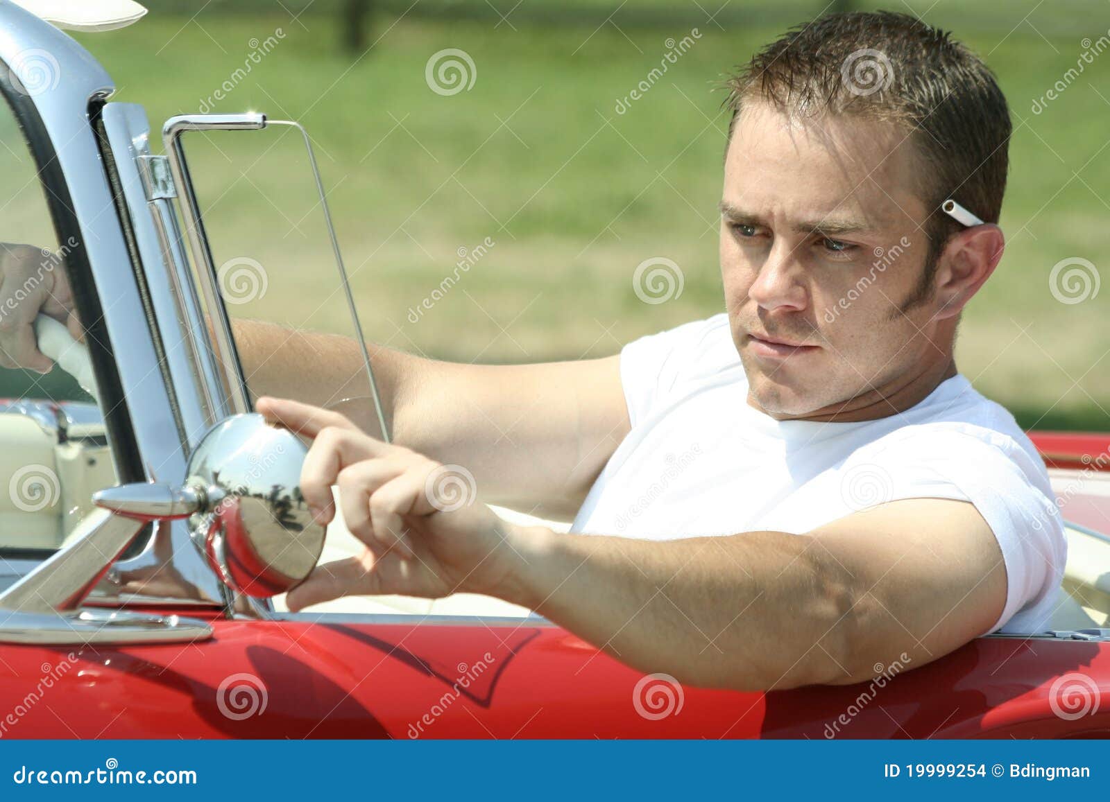 Cruising Greaser stock photo. Image of tbird, driving - 19999254