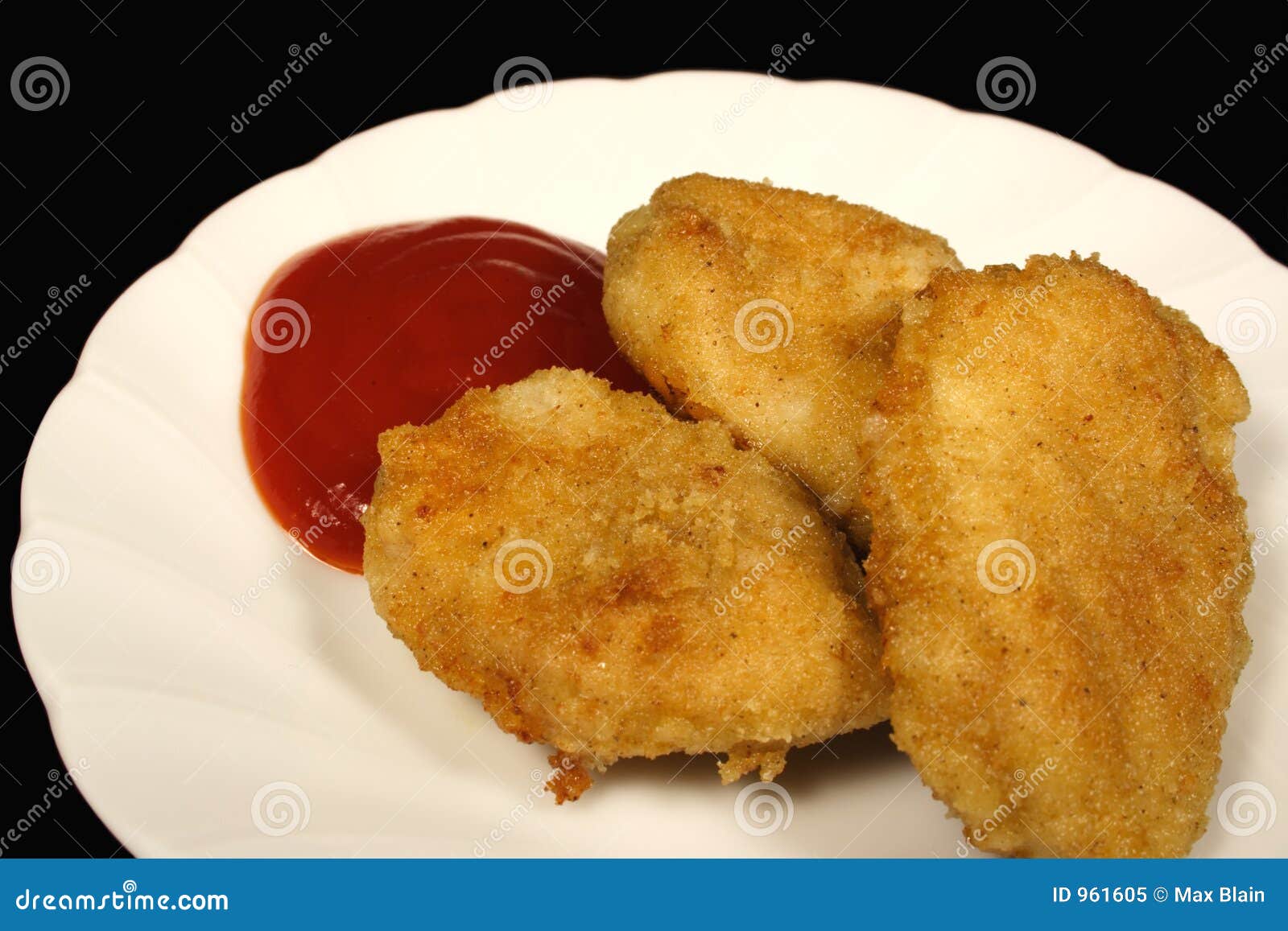 Crumbed chicken stock image. Image of food, lunch, carry - 961605